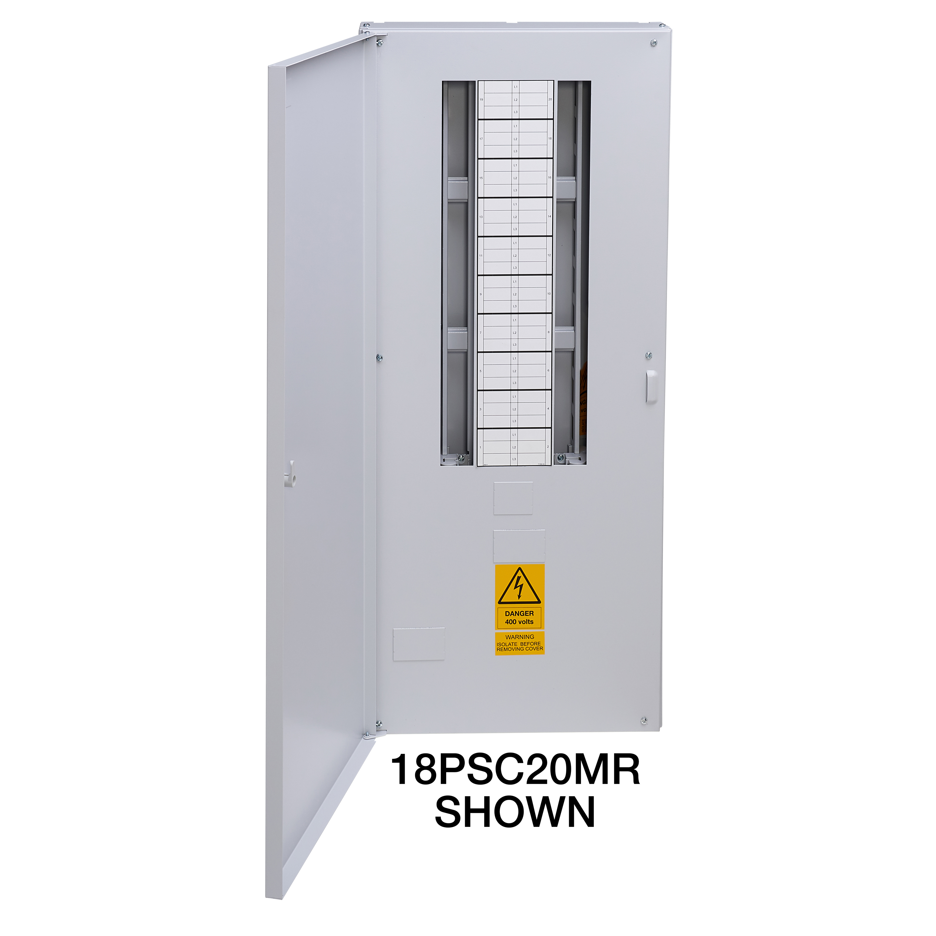 Crabtree 18PSC24MR Polestar Compact 24-Way 125A Surface 3P N ...