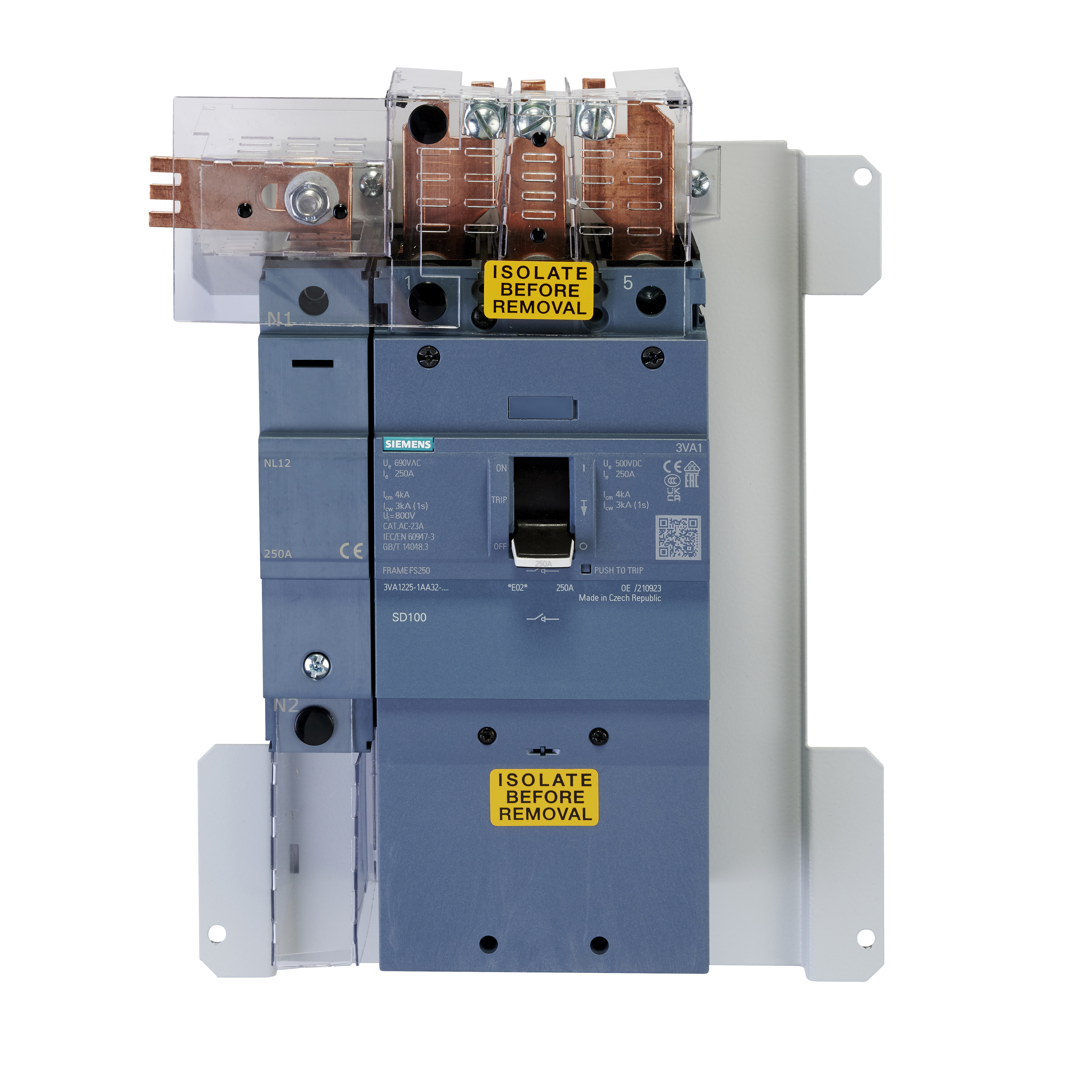 Crabtree 250LTPSD Loadstar 250A TP Switch Disconnector