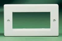 Crabtree 7094 2 Gang 4 Euro Module Front Plate