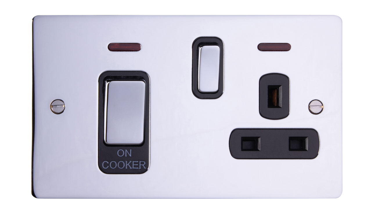 Deta 8154CHB Ultra Flatplate Cooker Control Unit with Neon Chrome Black ...