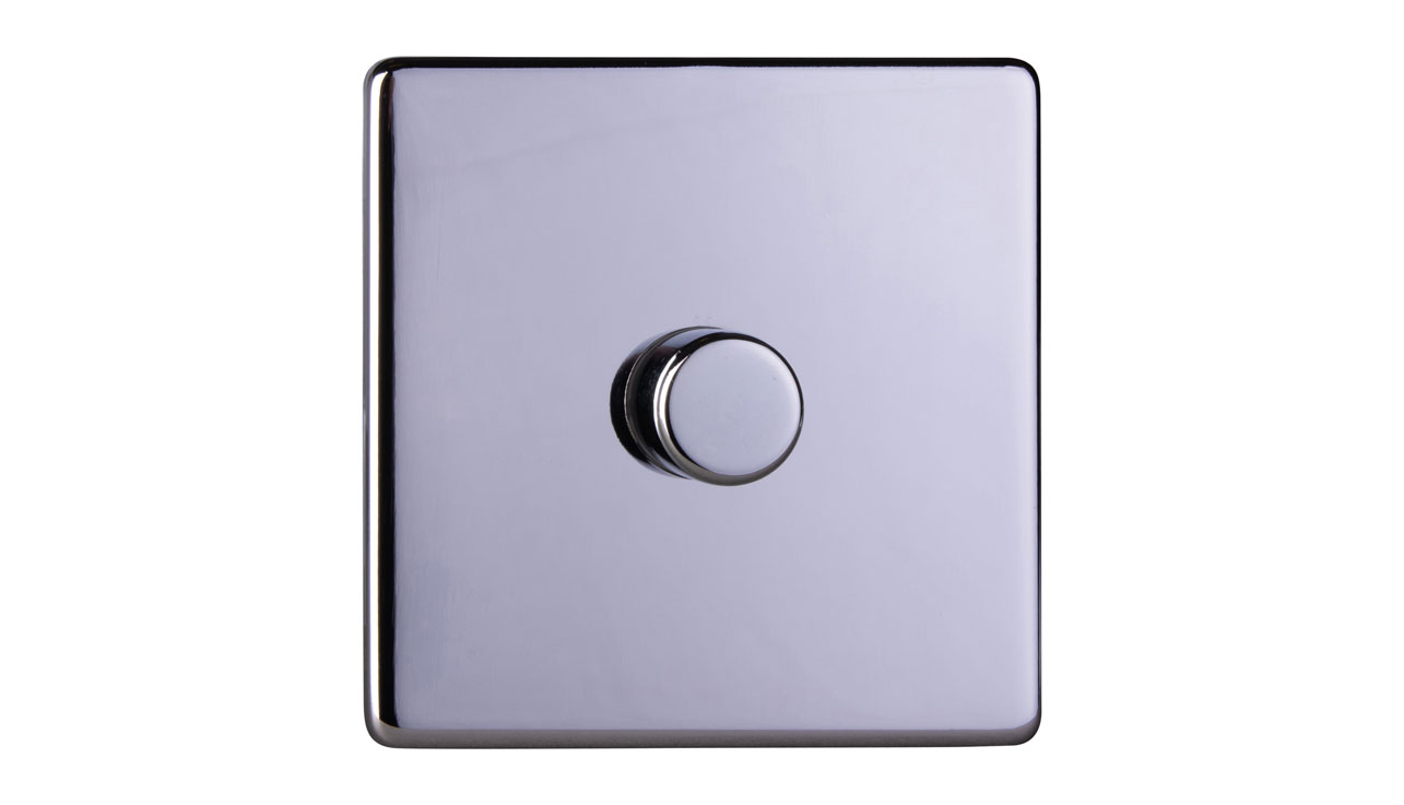 Deta 8529CH Ultra Screwless 1 Gang 250W Universal Dimmer with Multiway ...