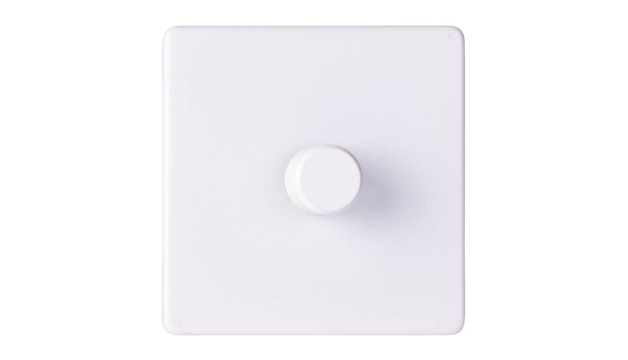 Deta 8529WH Ultra Screwless 1 Gang 250W Universal Dimmer with Multiway ...