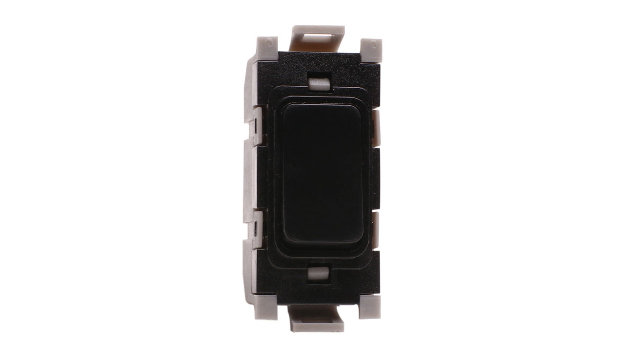 Deta G3506BK Grid Switch 10A SP Push to Make Black Box Of 10