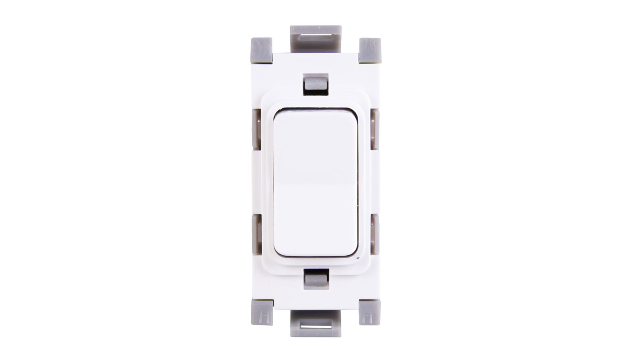 Deta G3516 Grid Switch 20A SP Retractive White
