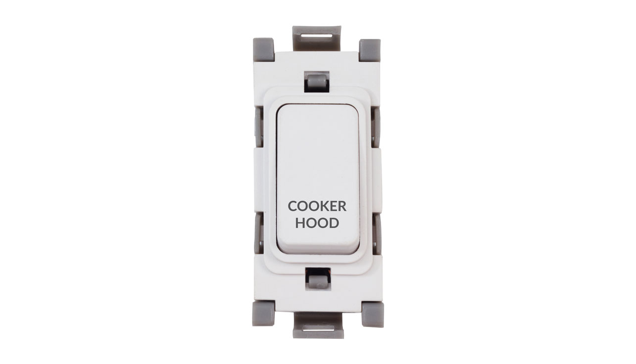 Deta G3560 Grid Switch 20A DP Cooker Hood White