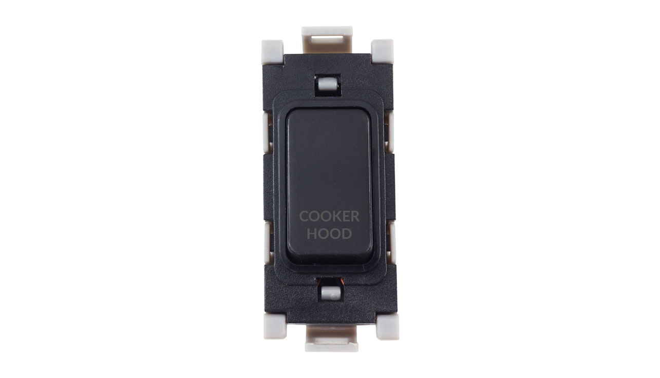 Deta G3560BK Grid Switch 20A DP Cooker Hood Black Box Of 10