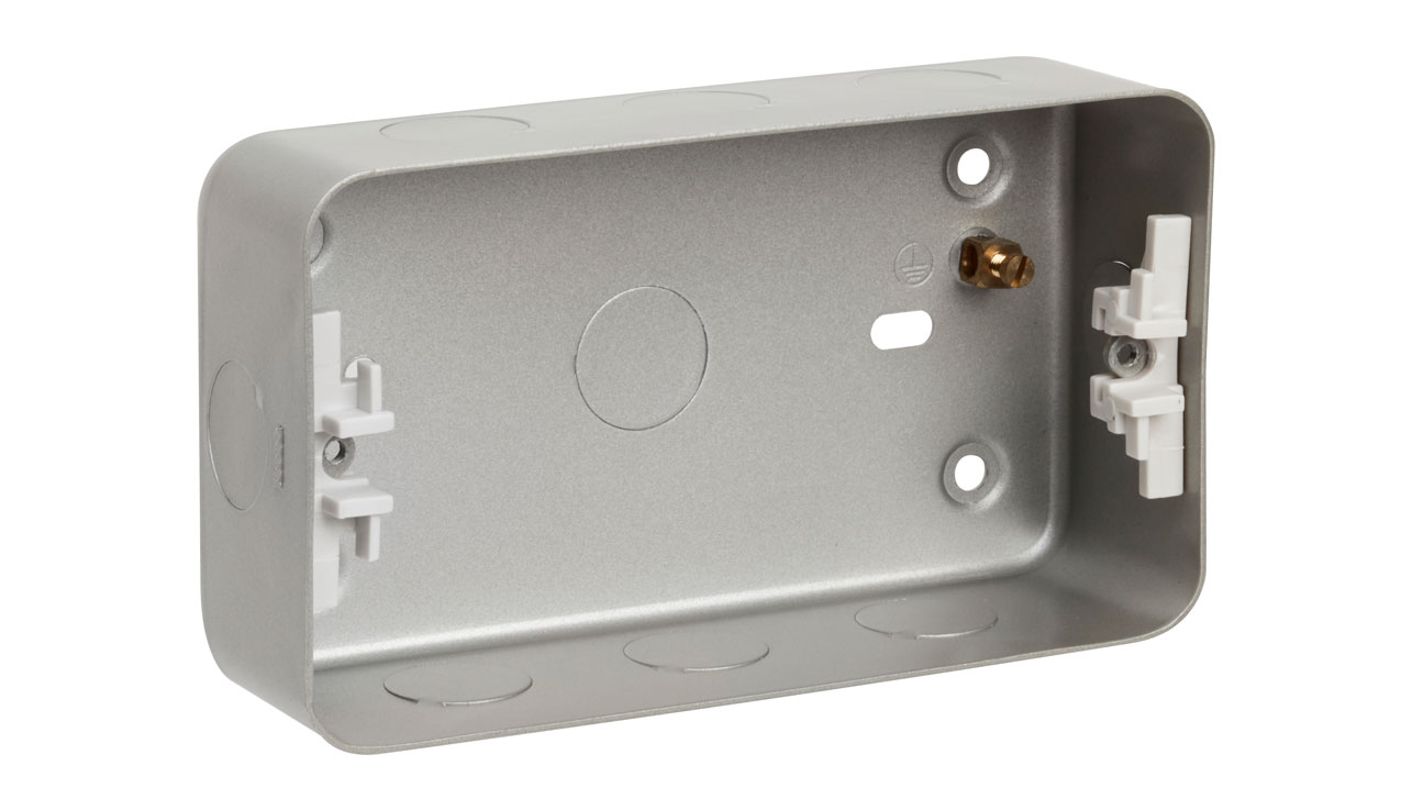 Deta M1229 Metalclad 2g Surface Back Box Box Of 5