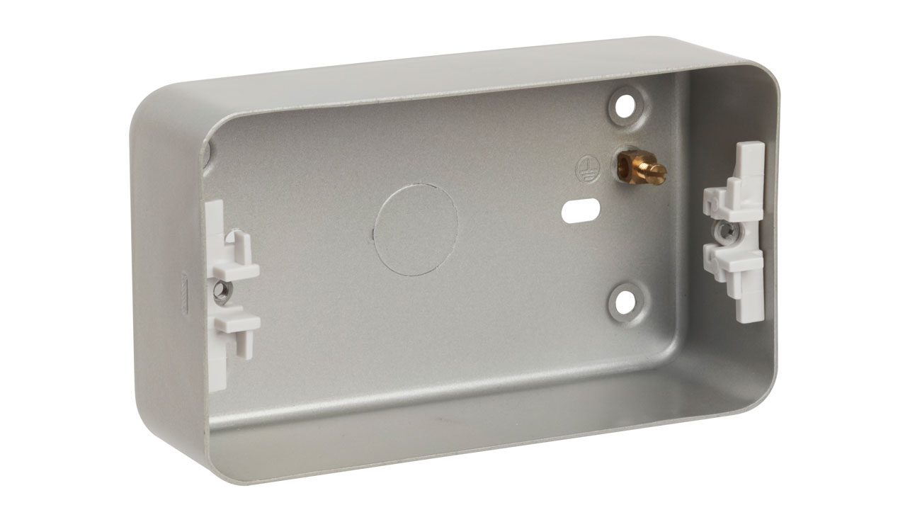 Deta M1229N Metalclad 2g Surface Back Box No KOs Box Of 5