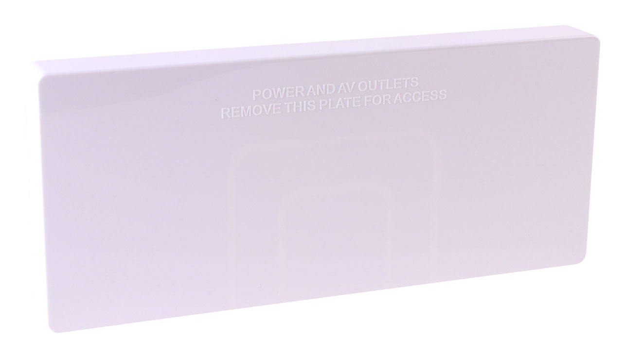 Deta S15062 Slimline Recessed Media Plate Deep Cover Box Of 10