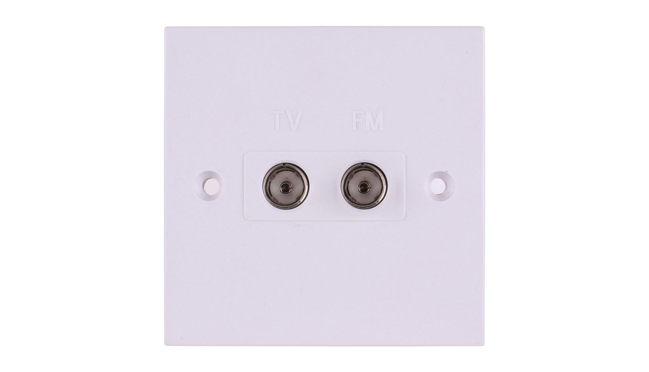 Deta V1265 Vimark TV/FM DAB Diplexer Outlet