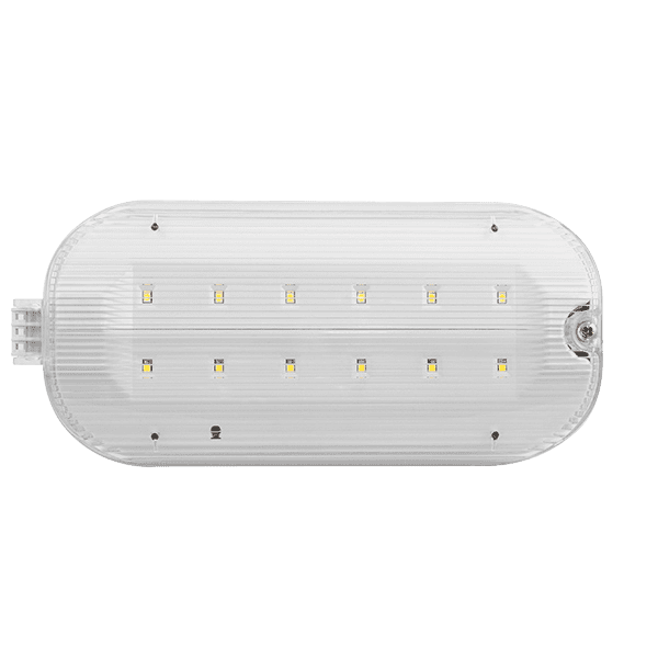 Duceri EMLED3WMHBULK2 3w Led Ip65 M Hinged Emergency Bulkhead