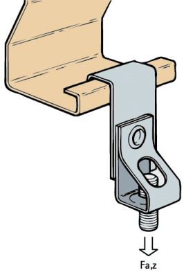 EMLUX - BRITCLIPS/GIRDER CLIPS HPC8MT PURLIN CLIP/M8 ROD HANGE