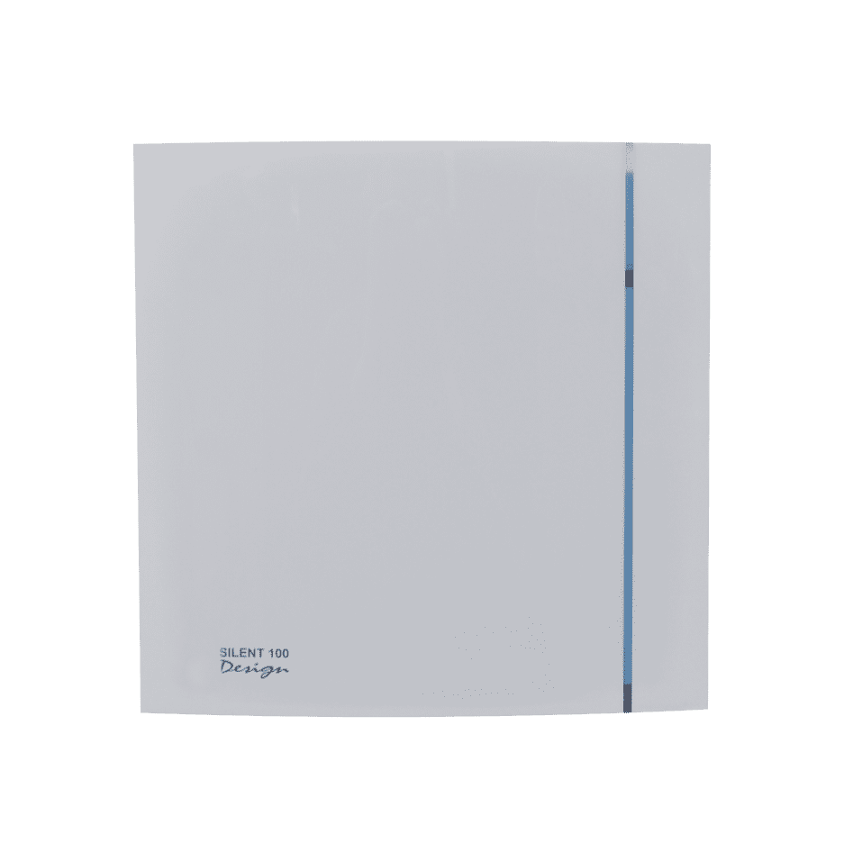 Envirovent SILDES100TS Silent Axial Silver Extractor Fan 100mm Design ...
