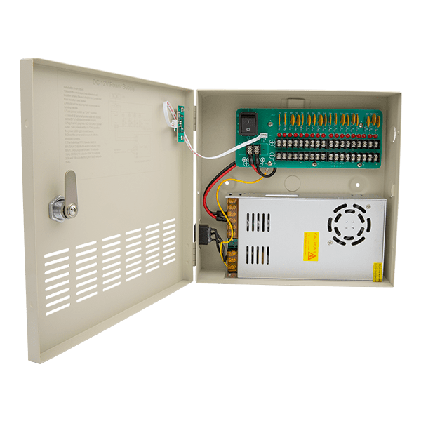 ESP HD View CPS18W 18 Way 12vdc 10amp CCTV Power Supply