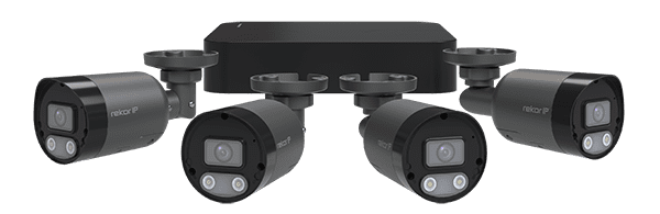 ESP HD View RC24KB4G Rekor IP 24/7 IP Poe 2mp 4ch 4 Camera Bullet Kit ...