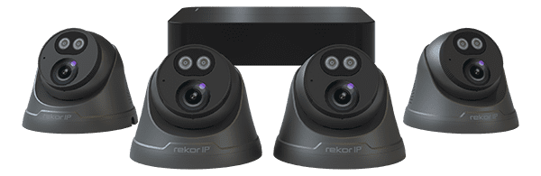 ESP HD View RC24KD4G Rekor IP 24/7 IP Poe 2mp 4ch 4 Camera Dome Kit 1TB ...