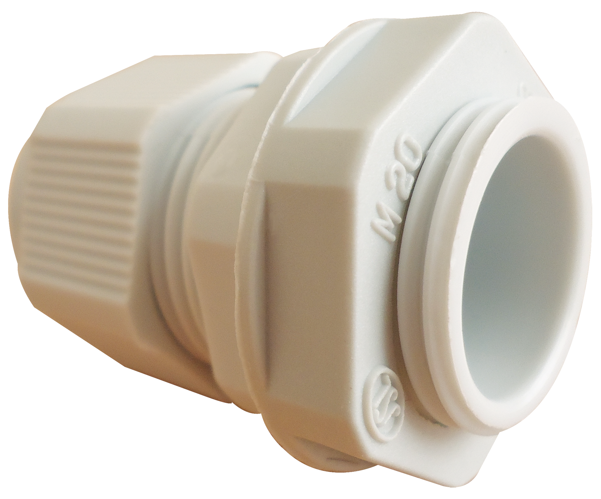 Eterna 20TRSG Grey 20mm TRS Cable Gland With Locking Nut