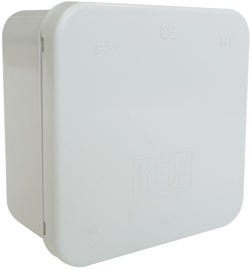Eterna 220-L Grey IP54 Waterproof Enclosure Internal Dimension 80x80x43mm