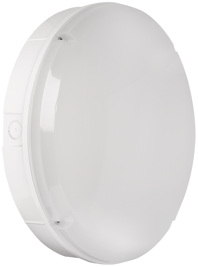 Eterna CO18EM3 Chameleon Circular White IP65 Bulkhead Opal 18W LED CCT With Emergency