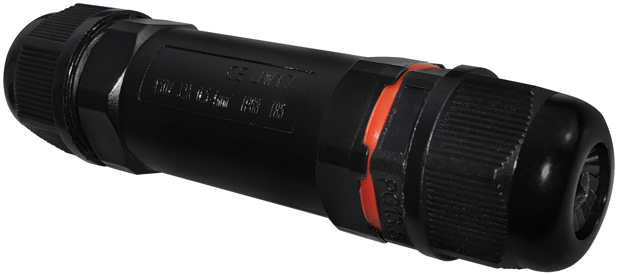 Eterna IPCONNECT IP68 3 Pole 32a Black Waterproof Electrical Connector