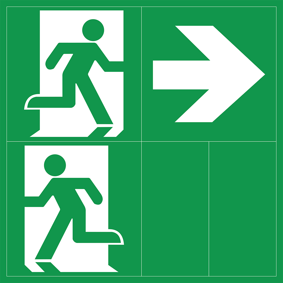 Eterna ISOLGDSET ISO Legend Set For Emergency Bulkheads