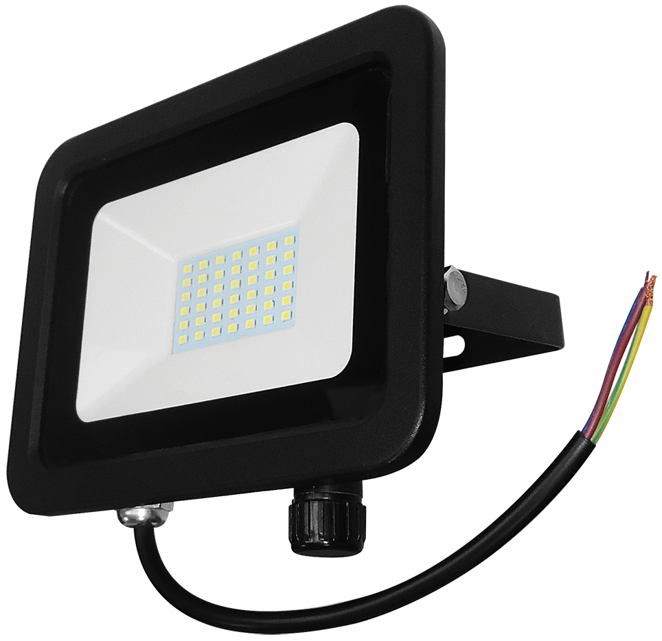 Eterna KFLD30 30W Black IP65 Floodlight LED 2800lm 4000K
