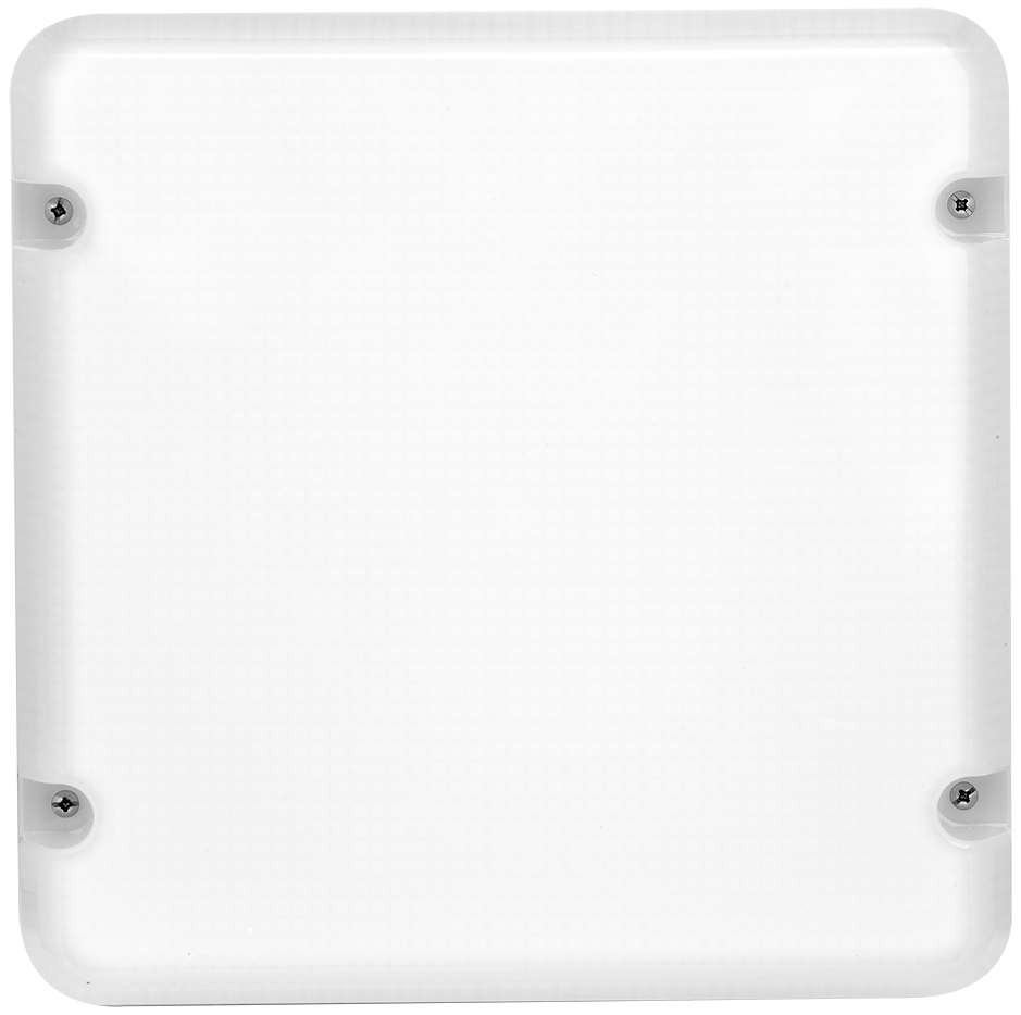 Eterna OPSQSTD Fresh Prince Square White IP65 Bulkhead Opal Power CCT ...