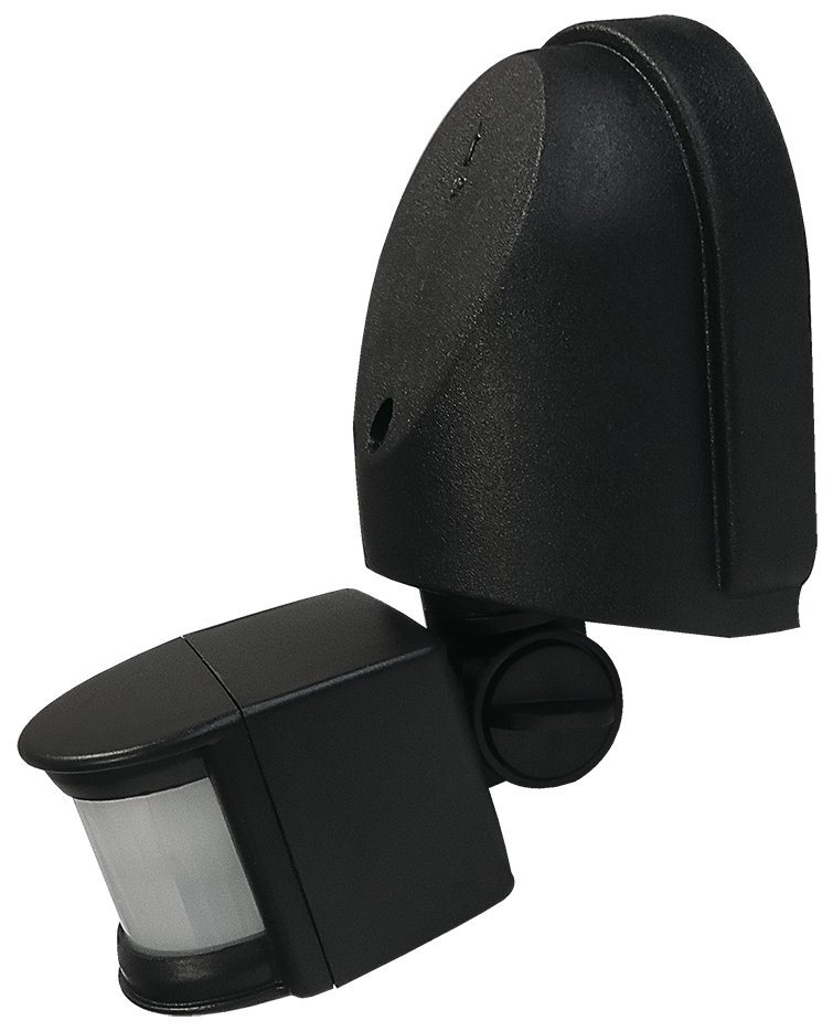 Eterna PIR180BK IP44 Black External 180 Degree PIR Detector