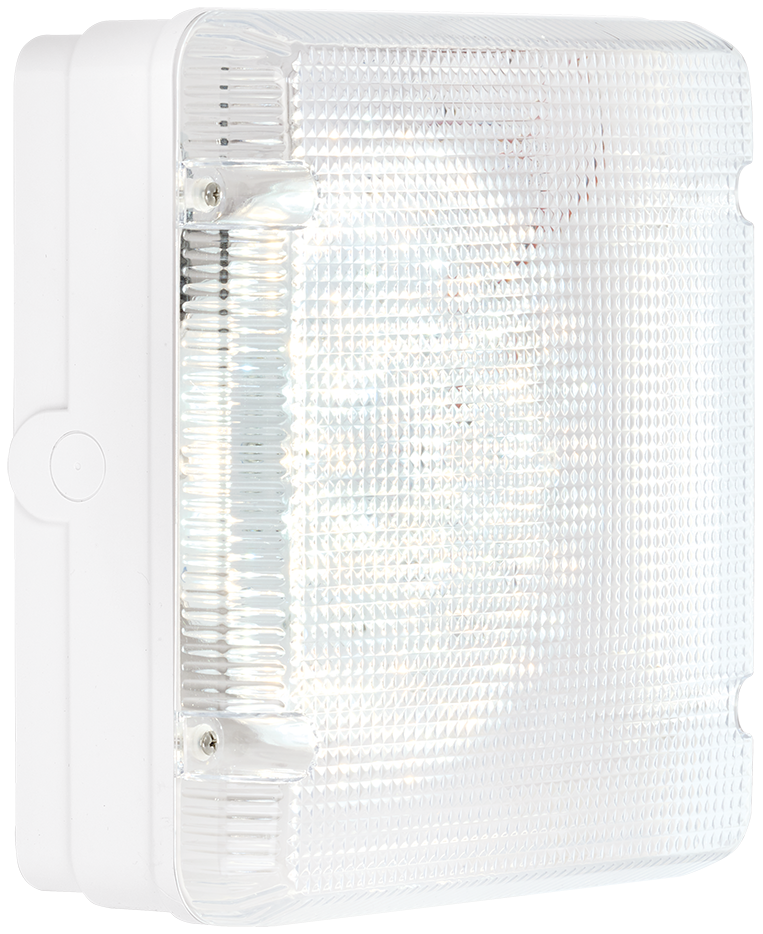 Eterna PRSQMW Fresh Prince Square White IP65 Bulkhead Power CCT With ...