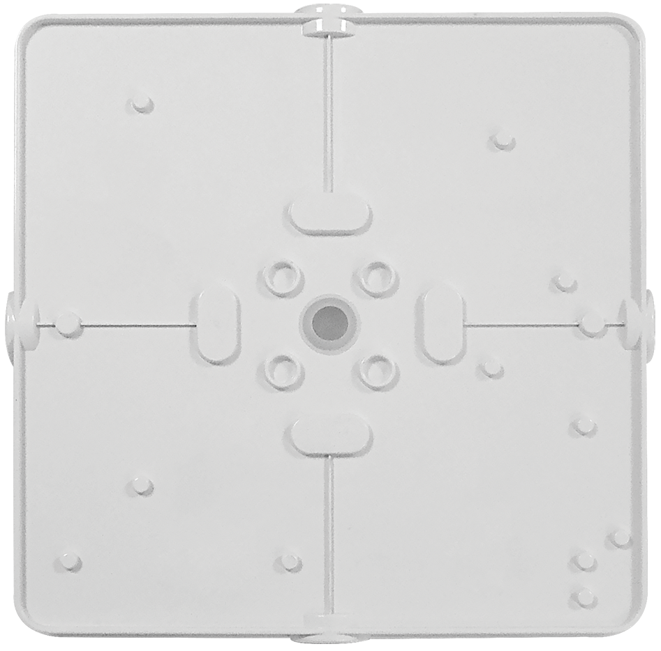 Eterna PRSQMW Fresh Prince Square White IP65 Bulkhead Power CCT With ...