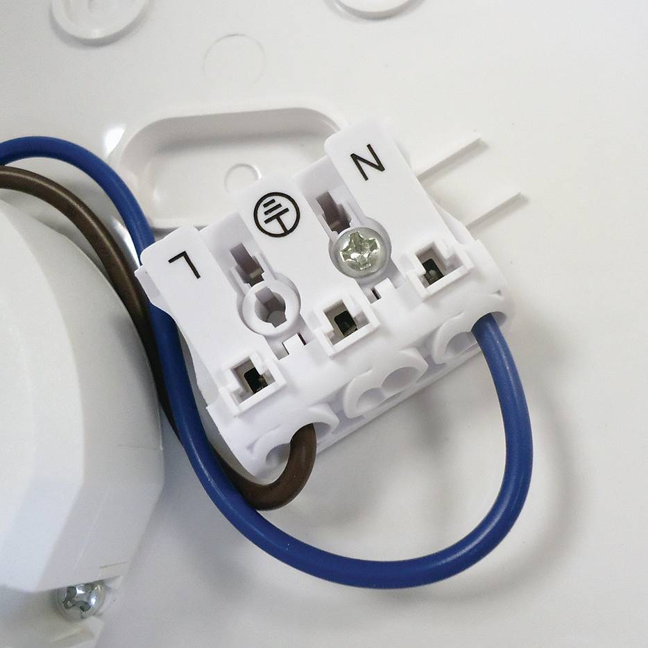 Eterna PRSQMW3 Fresh Prince Square White IP65 Bulkhead Power CCT With ...