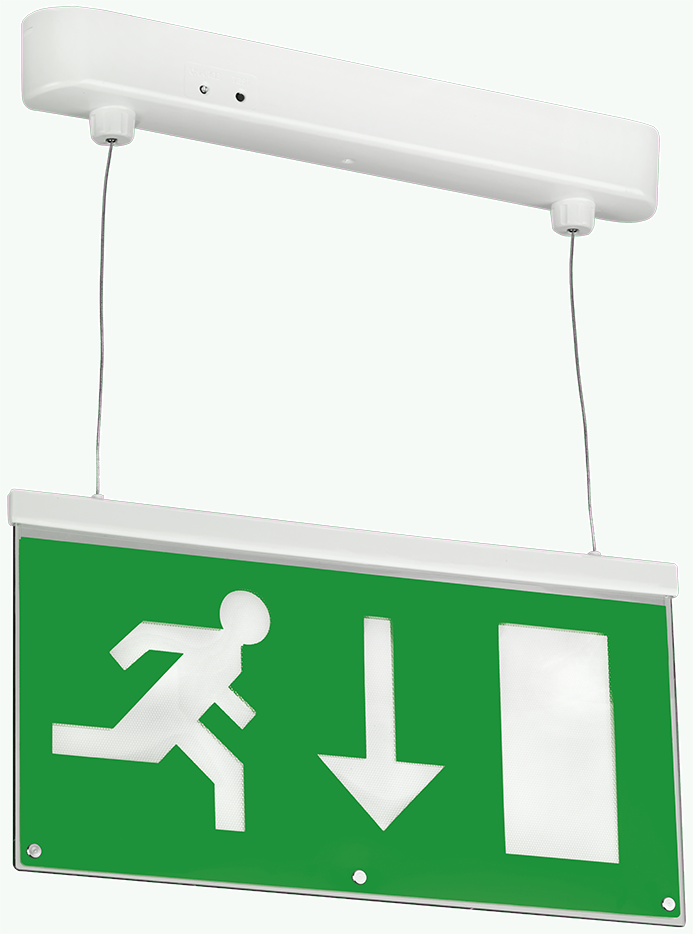 Eterna SIGNLEDEM3 LED Emergency Hanging Exit Sign Light
