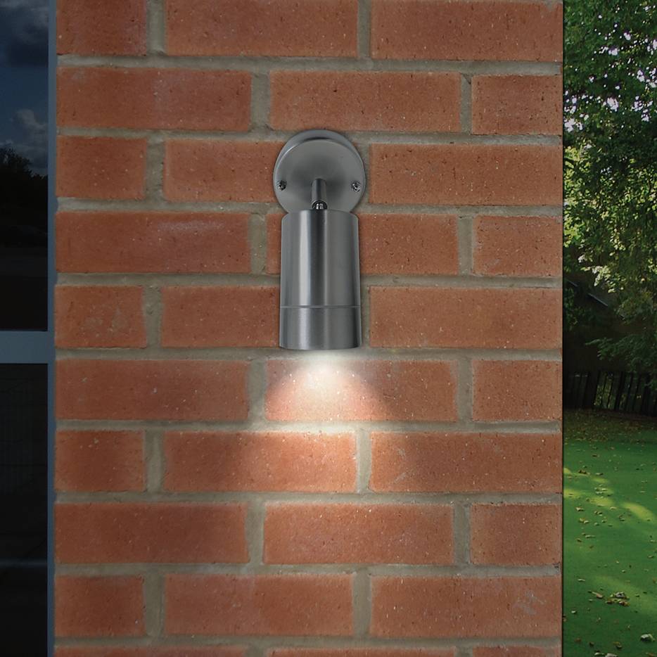 Eterna SSWLDIR Stainless Steel Single Directional GU10 Wall Light
