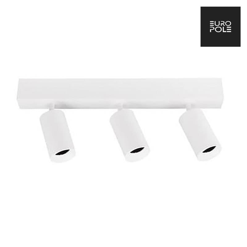 EuroPole 29330 GU10 120mm 3-Way Surface Downlight Adjustable Round Matt White