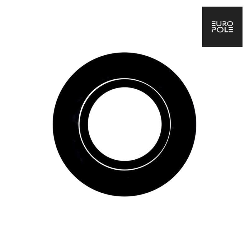 EuroPole 5715 Adjustable Round Bezel For LED UK 57016 Matt Black