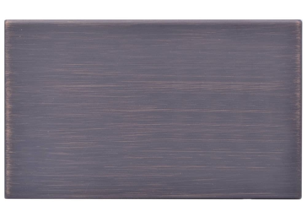Hamilton 7G2EBBPD Hartland G2 Etrium Bronze Double Blank Plate