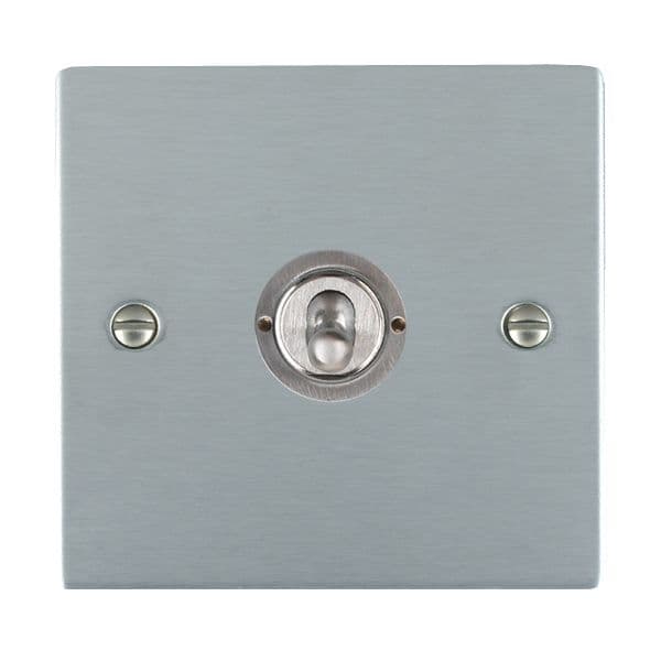 Hamilton 86TRT Sheer Satin Chrome 1G 10AX PTM/PTB Retractive Toggle Switch