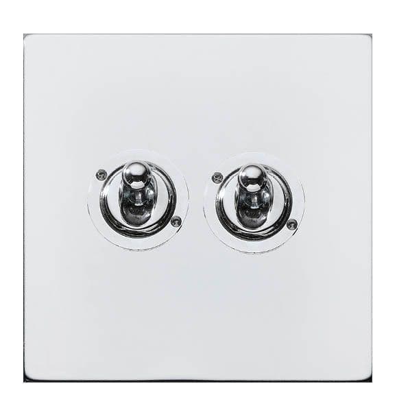 Hamilton 8G27T22 Sheer G2 Bright Chrome 2G 20AX 2 Way Toggle Switch