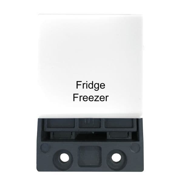 Hamilton HM3116FF Verve White Micro Grid 1g 20AX DP Fridge Freezer