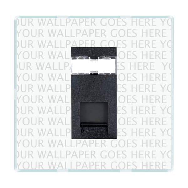 Hamilton PCJ45B Perception Clear Plate 1g RJ45 CAT5E Unshielded With ...