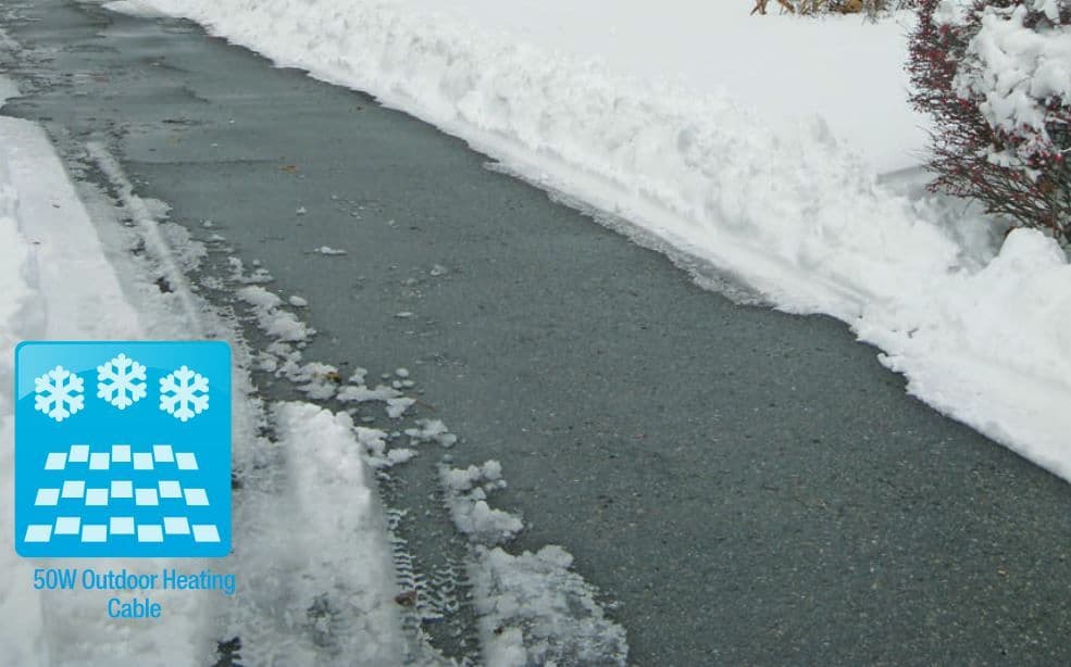 Heat Mat ICE-50W-4250-15 4 2kW Snow Melting Cable