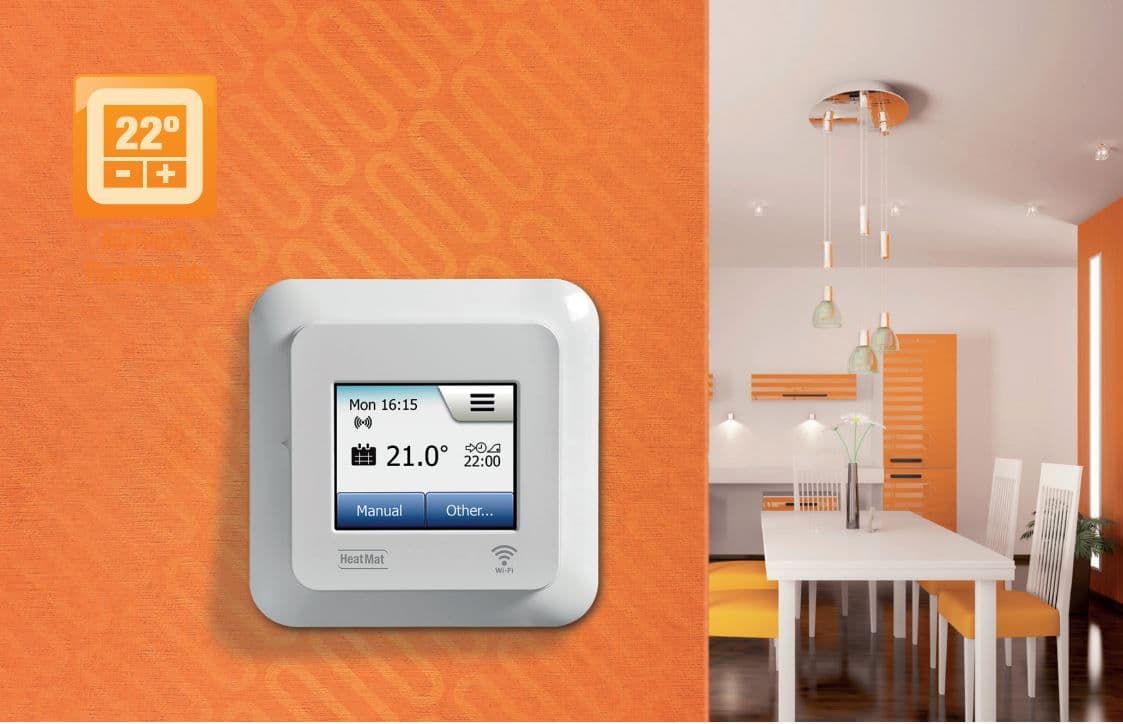 HeatMat NGT-3 0-WIFI NGTouch WIFI Electronic Touchscreen Thermostat ...