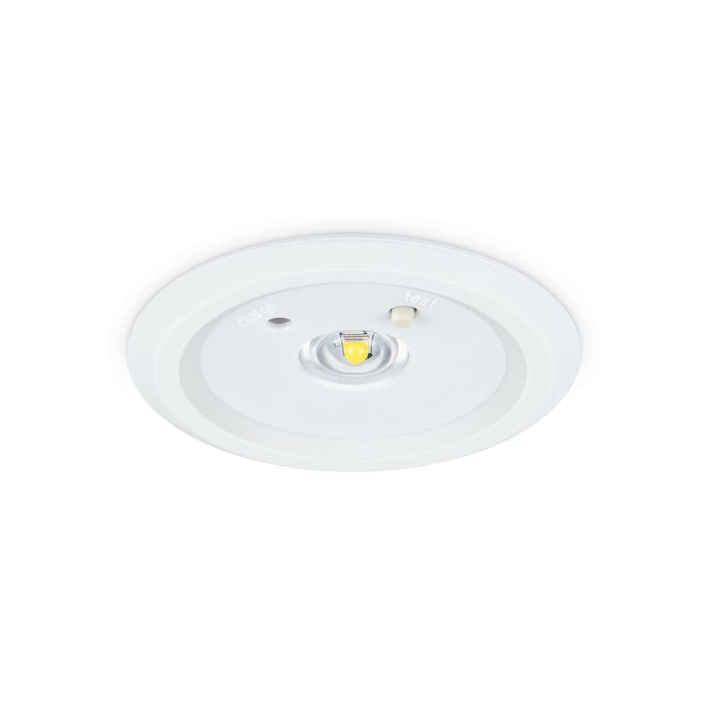 JCC JC110006 EM Downlight 2W IP20 6000K White Non-maintained Open ...