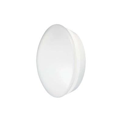 JCC JC24242EM RadiaLED Slim Mains IP44 410mm Bulkhead 32W 4K LED White/Opal EM