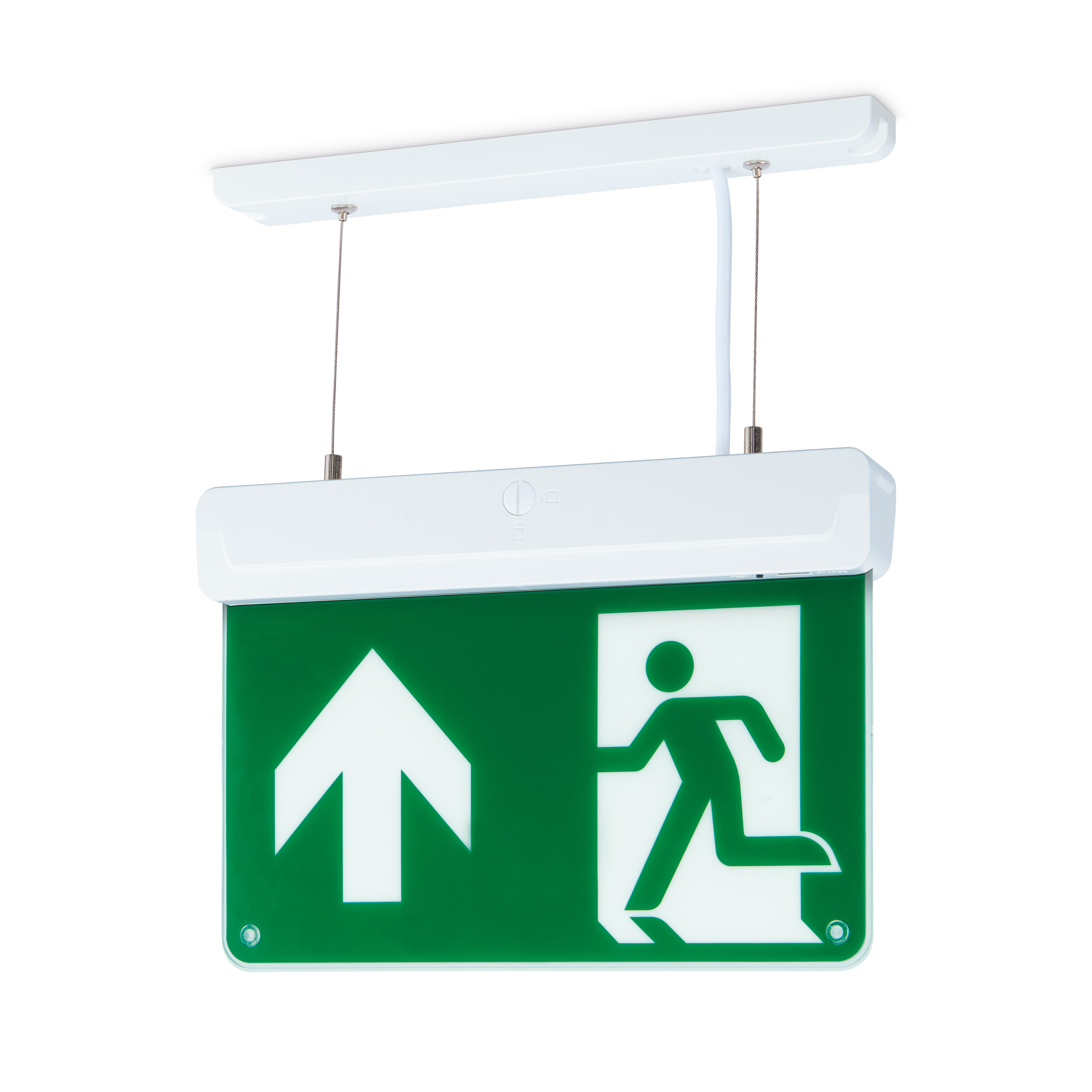 JCC JCEM110022WHS EscapeLUX Emergency Exit Blade suspension kit White
