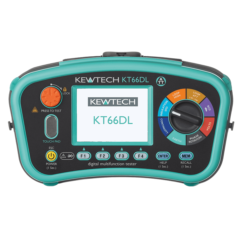 Kewtech KT66DL MFT 12-In-1 Colour Screen With EVSE Function
