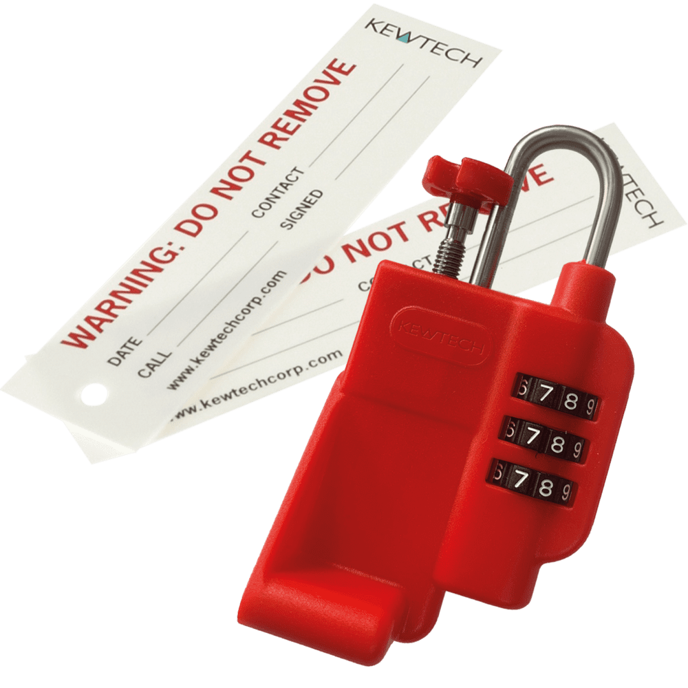 Kewtech PLUGLOK Combination Lock Off Device For 13A Plug Top 2 x ...