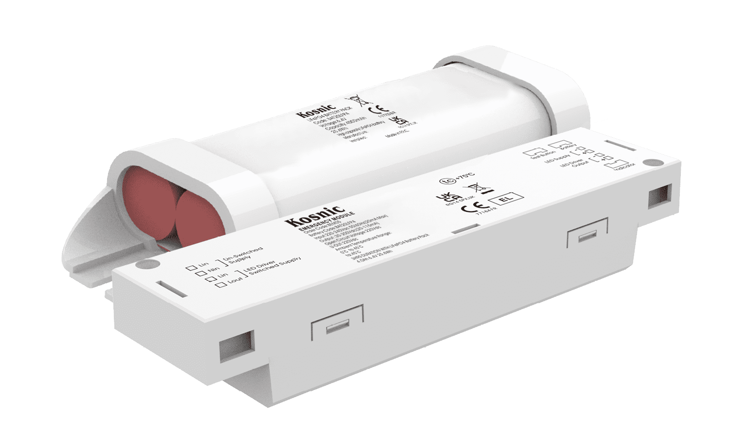 Kosnic BEM05 5W Standard Push-in Emergency Module for Linear LED Luminaire