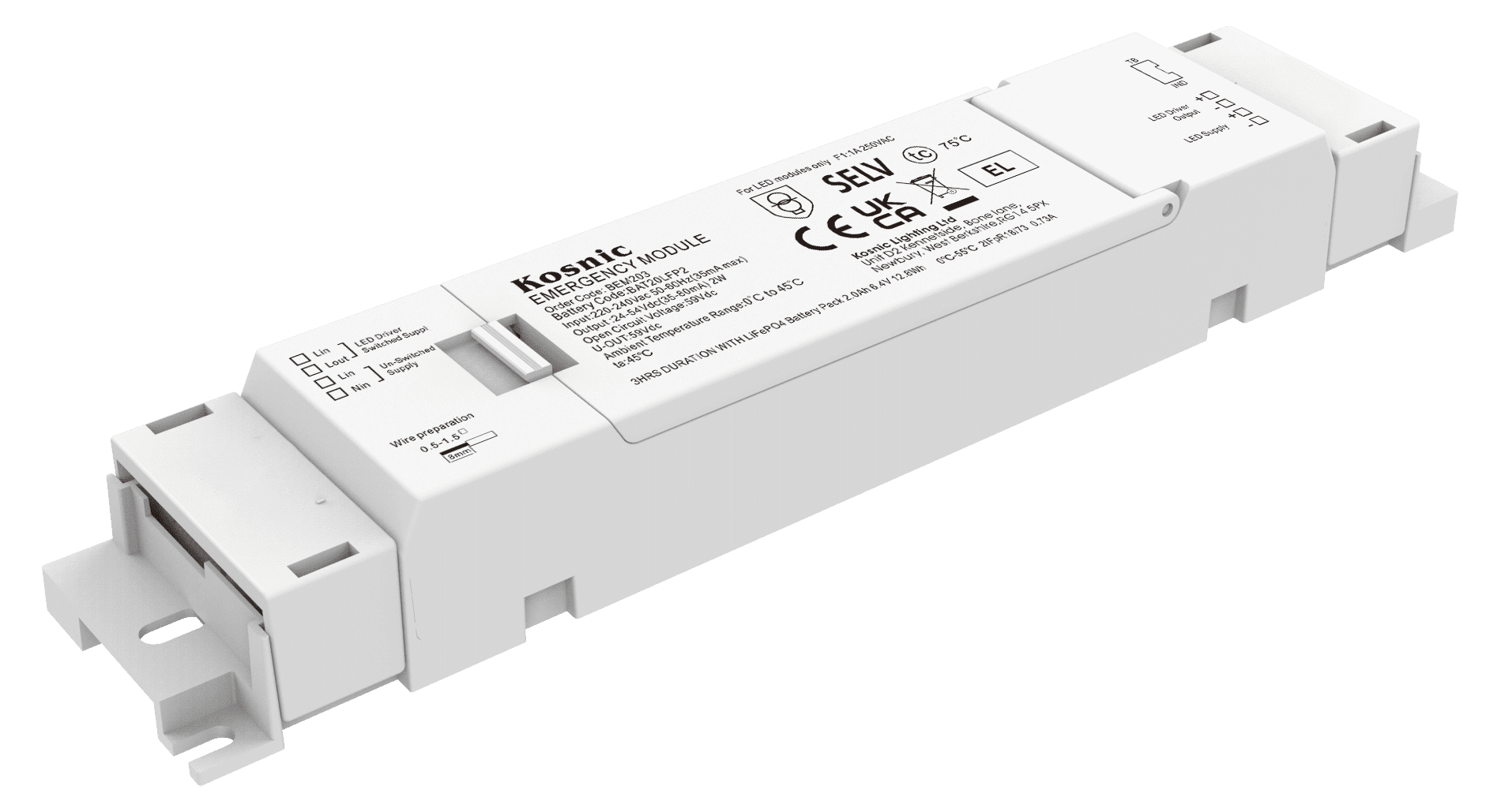 Kosnic BEM203 3W Standard UEM for Linear LED Luminaire