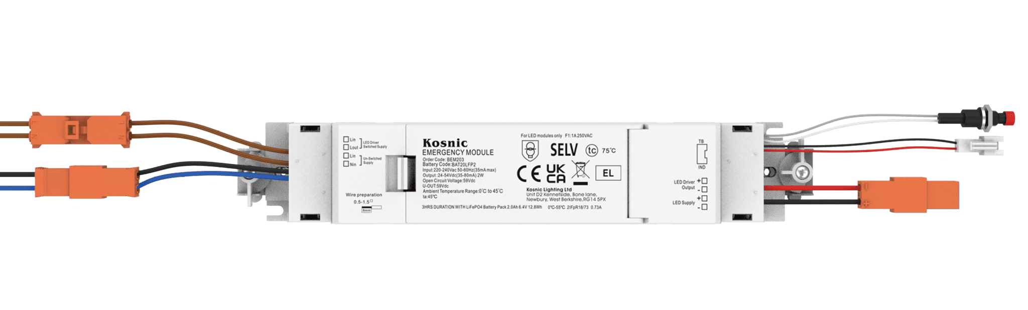 Kosnic BEM203 3W Standard UEM for Linear LED Luminaire